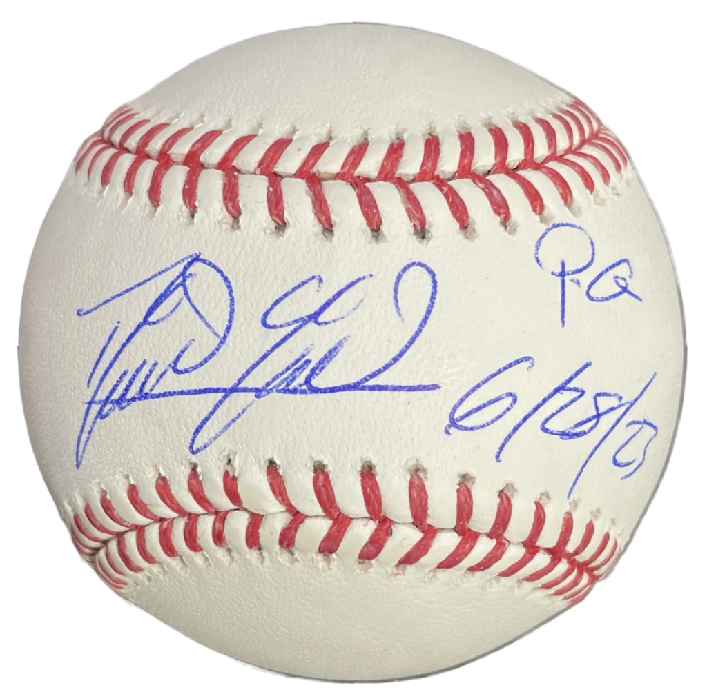 Domingo German Signed Official MLB Baseball Perfect Game Inscribed "PG ...