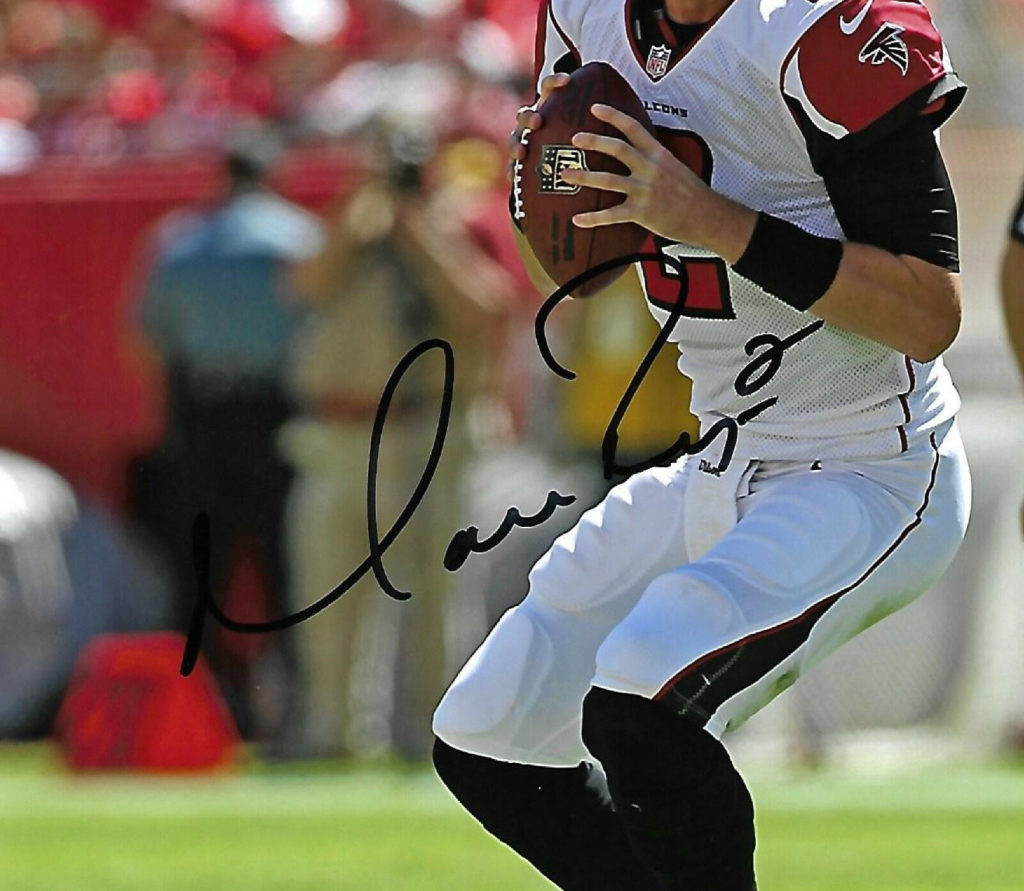 Matt Ryan signed 8x10 photo framed autograph Falcons Team COA NFL MVP ...