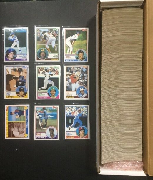 1983 Topps Complete Baseball Card Set Mint Tony Gwynn Rc Boggs Sandberg ...